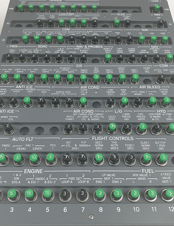 A32X - PROLine Circuit Breaker for Airbus A320 cockpit builders ...