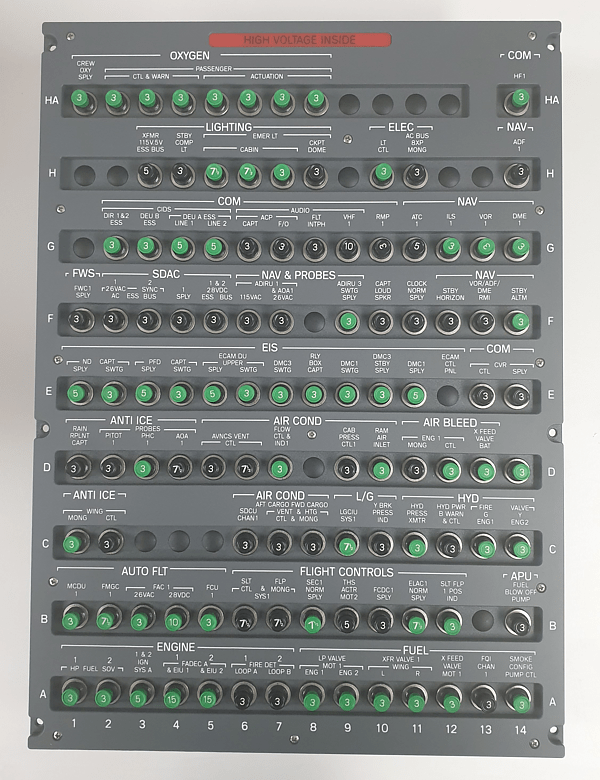 A32X - PROLine Circuit Breaker for Airbus A320 cockpit builders ...