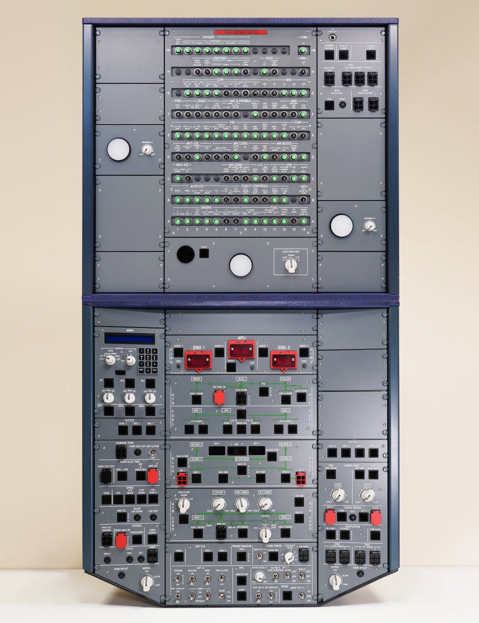 A32X Overhead Components for Airbus A320 cockpit builders.– SKALARKI electronics Ltd