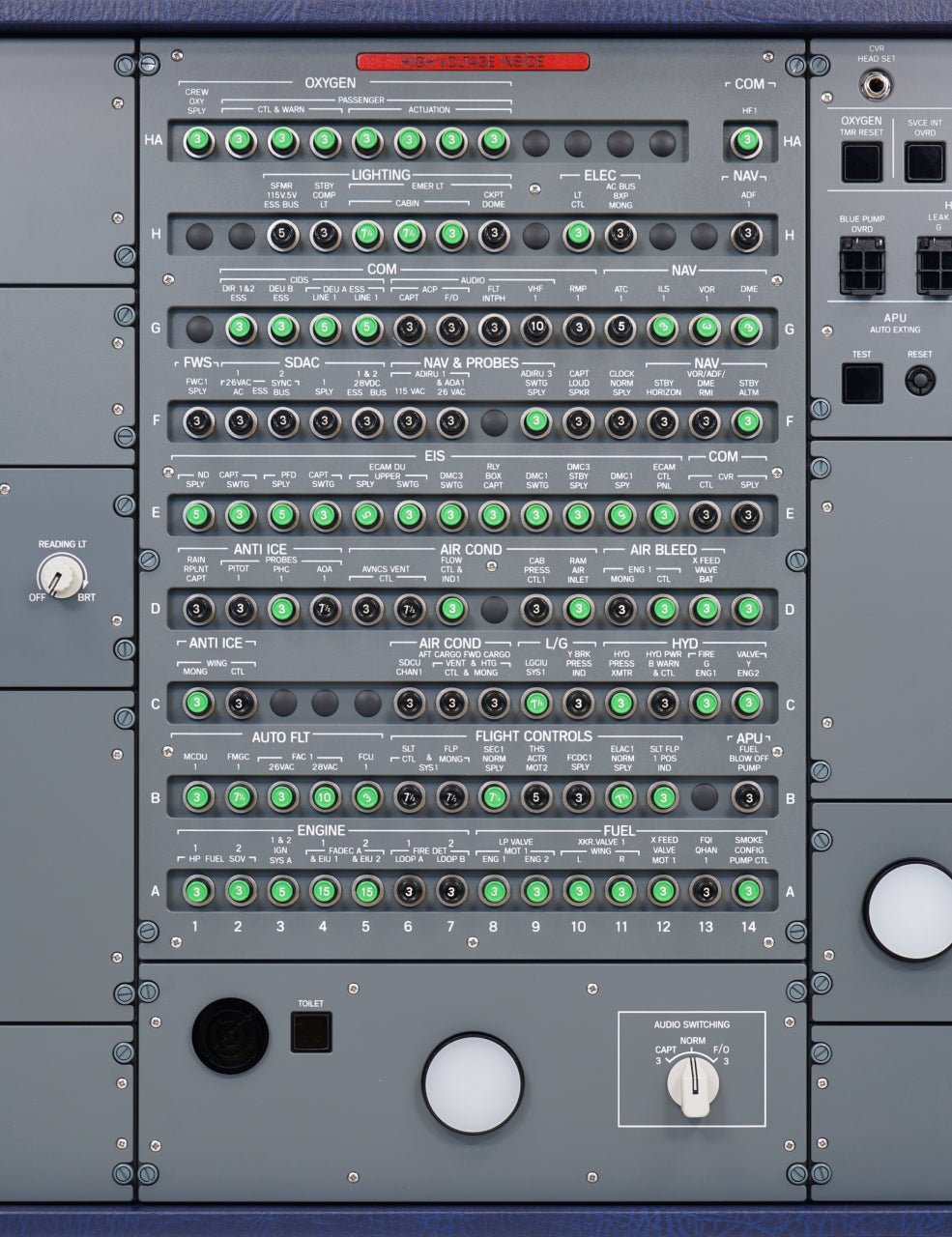 A32X - HOMELine - FWD + AFT Overhead– SKALARKI electronics Ltd